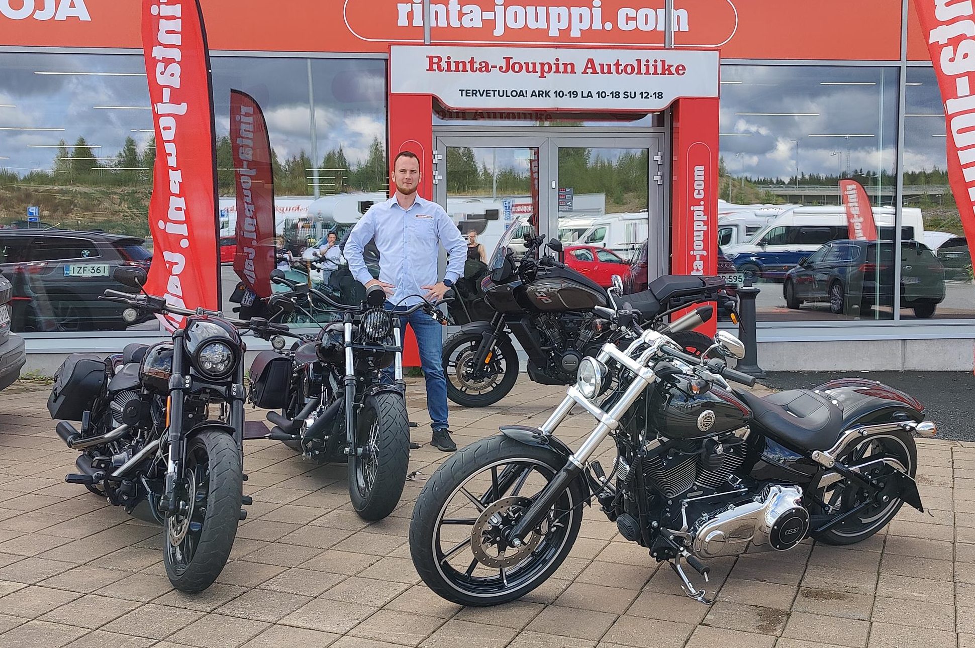 Suomen suurin moottoripyörien myyjä - Rinta-Joupin Autoliike