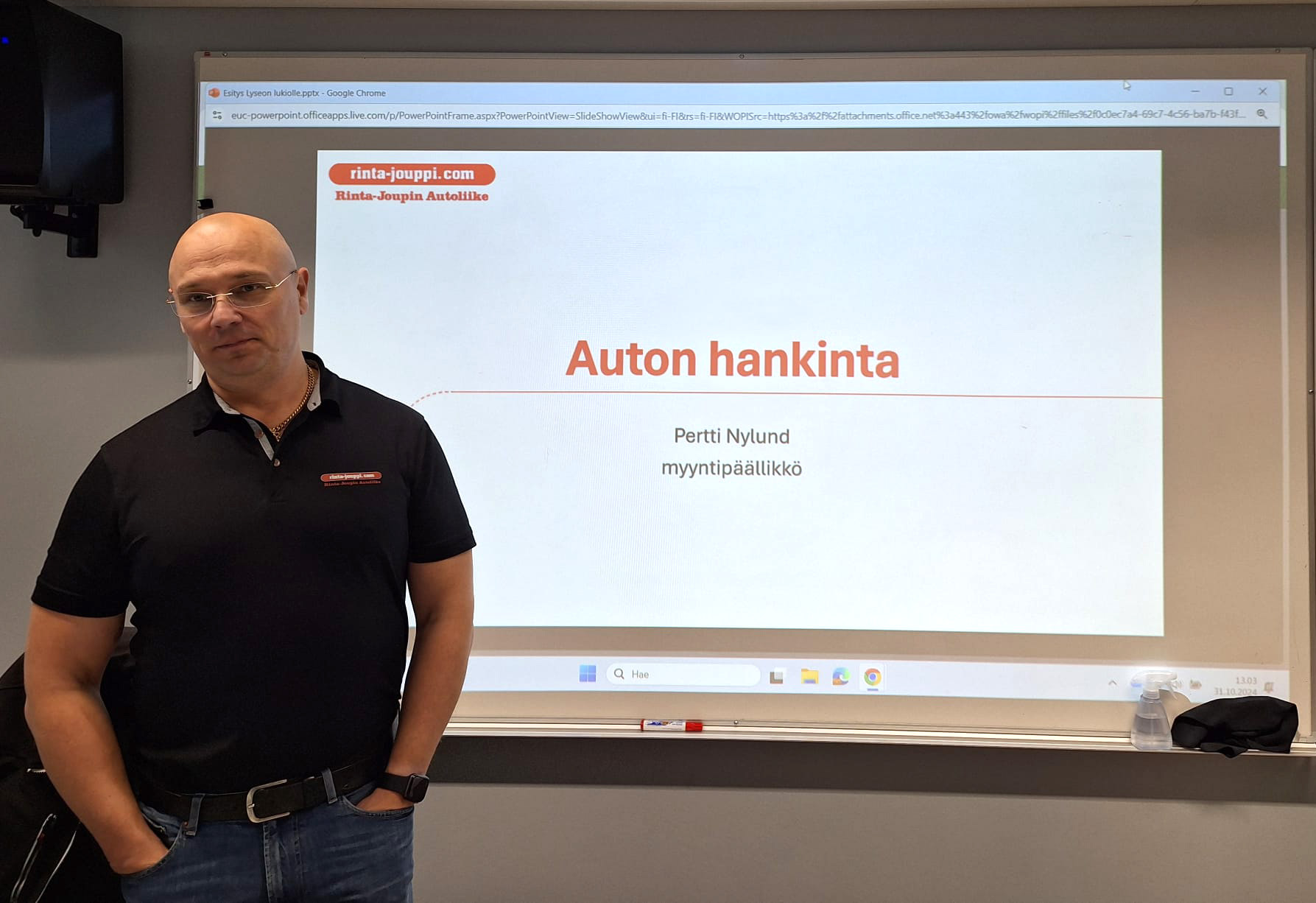 Vierailu Joensuun Lyseon lukiossa – Auton hankinnan perusasiat haltuun - Rinta-Joupin Autoliike